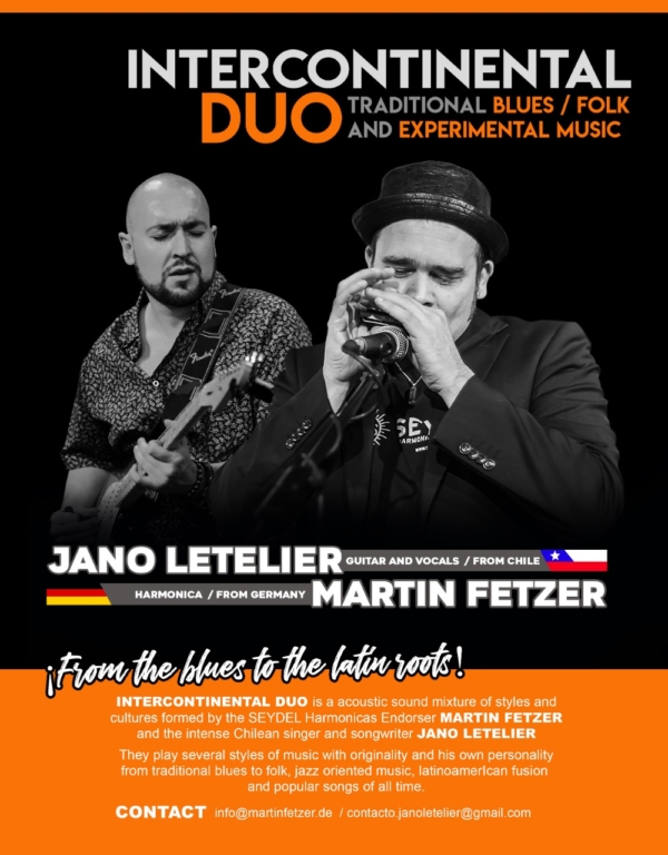 Jano Letelier & Martin Fetzer (Chile/ Deutschland) – Mundharmonika Live
